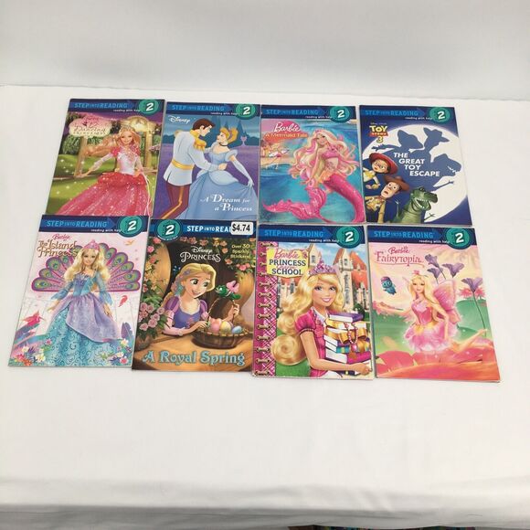 Other | Step Into Reading Barbie Step 2 Reading With Help Disney ...